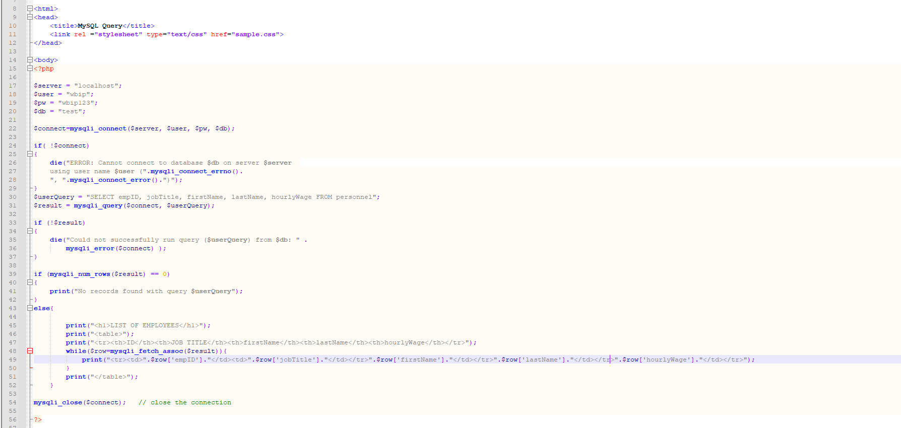 Solved My text is showing up outside my table. I need | Chegg.com