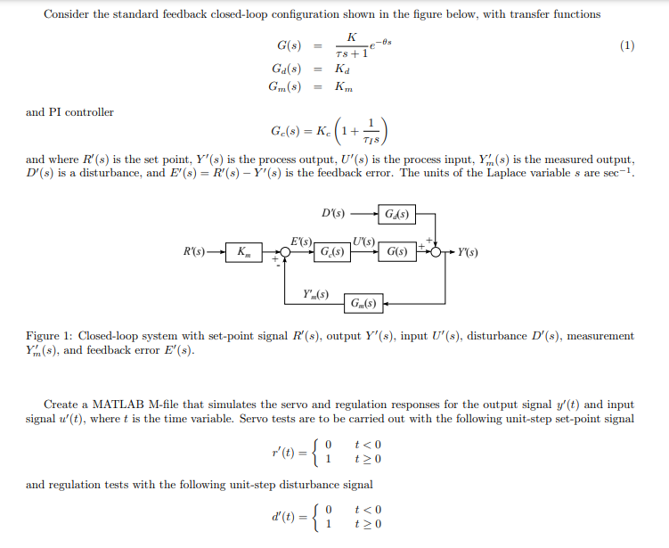 Solved Consider the standard feedback closed-loop | Chegg.com