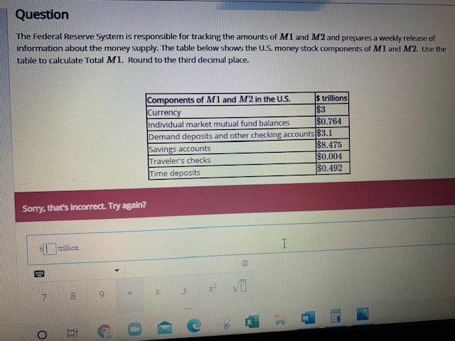 Solved Question The Federal Reserve System is responsible | Chegg.com