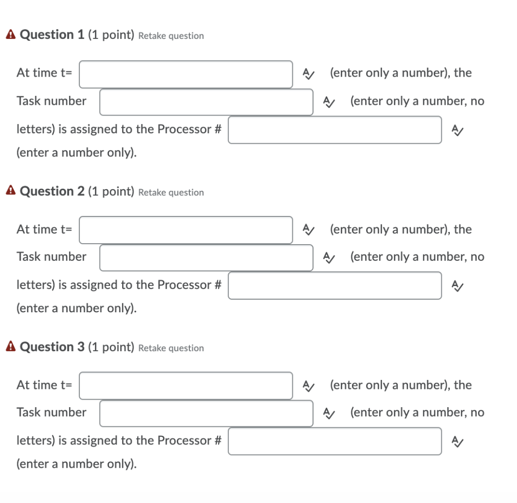 Solved Use the list-processing algorithm to schedule the | Chegg.com