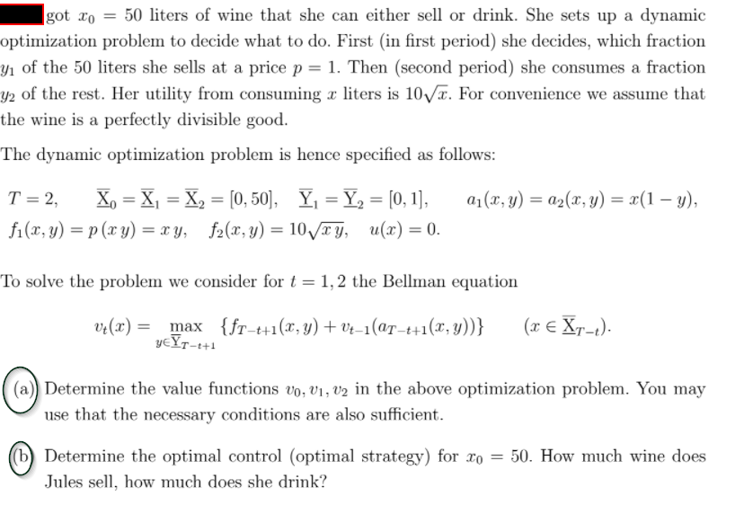 Hi can anyone solve the a) part of the question ? Its | Chegg.com