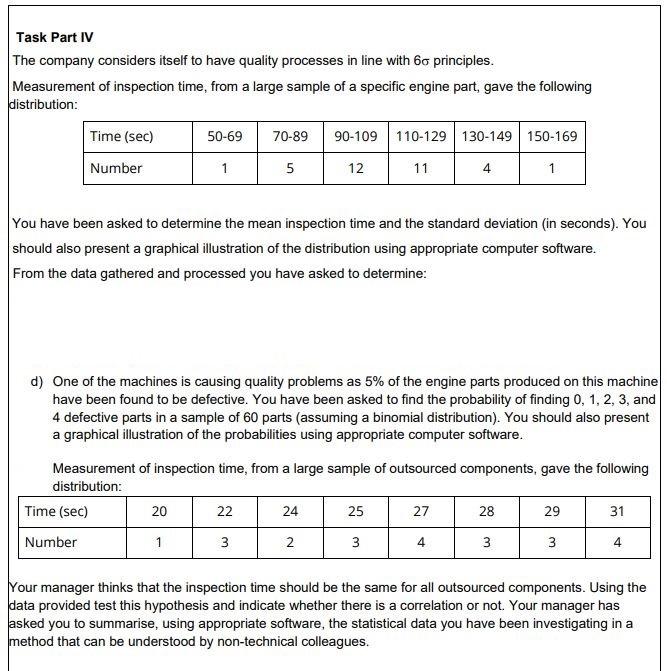Solved The company considers itself to have quality | Chegg.com