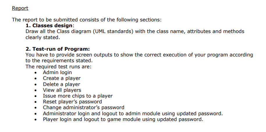 Solved 2. Task Develop a Java program for the HighSum game | Chegg.com