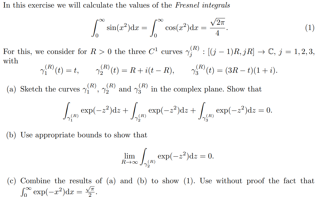 Solved In this exercise we will calculate the values of the | Chegg.com