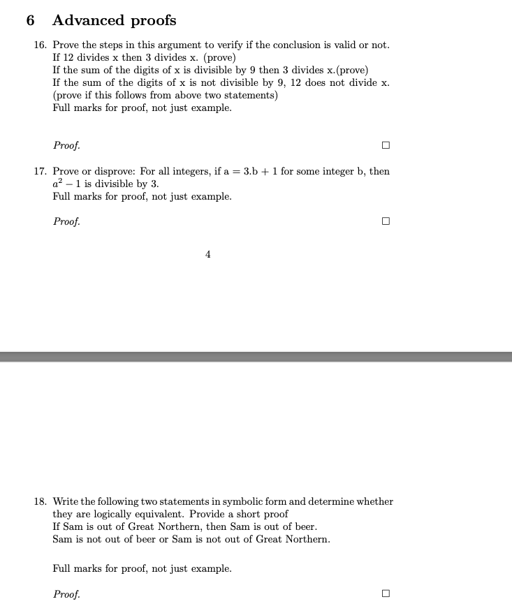 Solved 6 Advanced proofs 16. Prove the steps in this | Chegg.com
