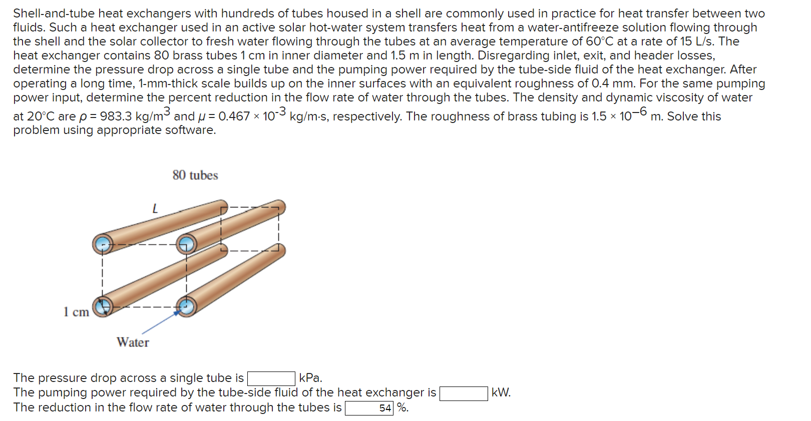Solved Shell-and-tube heat exchangers with hundreds of tubes | Chegg.com