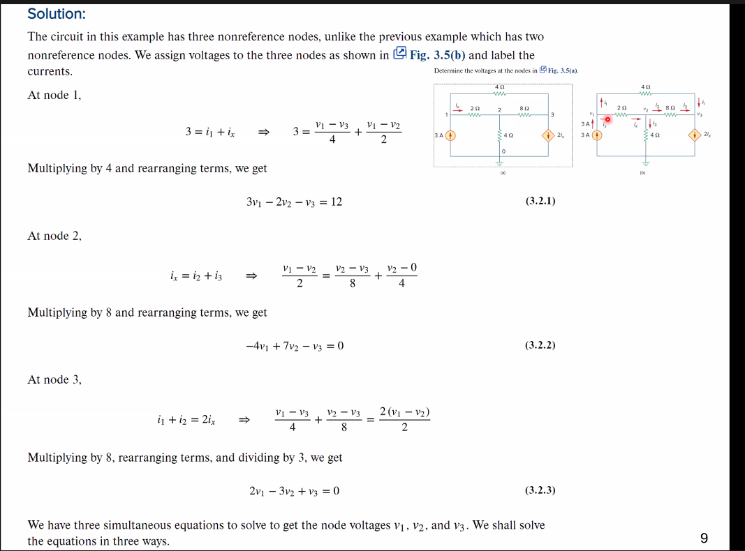 Solved Solution: The circuit in this example has three | Chegg.com