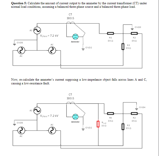 Solved Question 5: Calculate the amount of current output to | Chegg.com