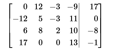 Solved convert the augmented matrix to the equivalent linear | Chegg.com