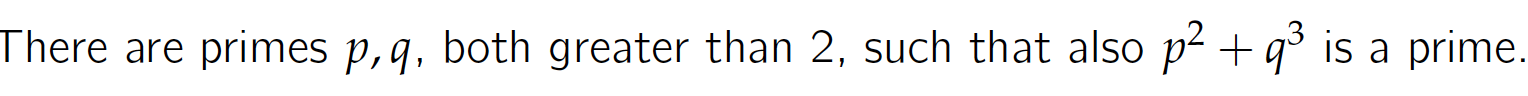Solved There are primes p,q, both greater than 2 , such that | Chegg.com