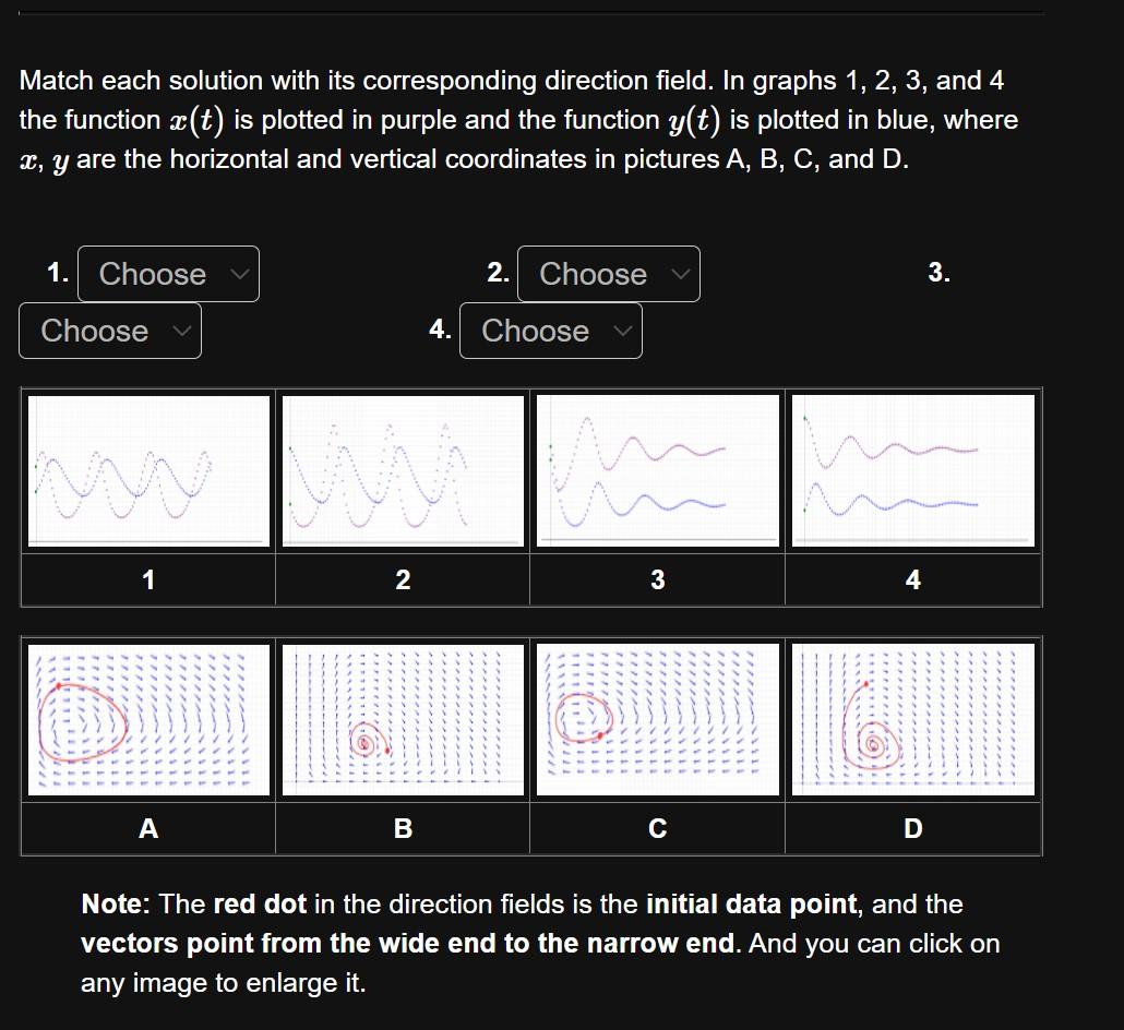 Solved Match each solution with its corresponding direction | Chegg.com