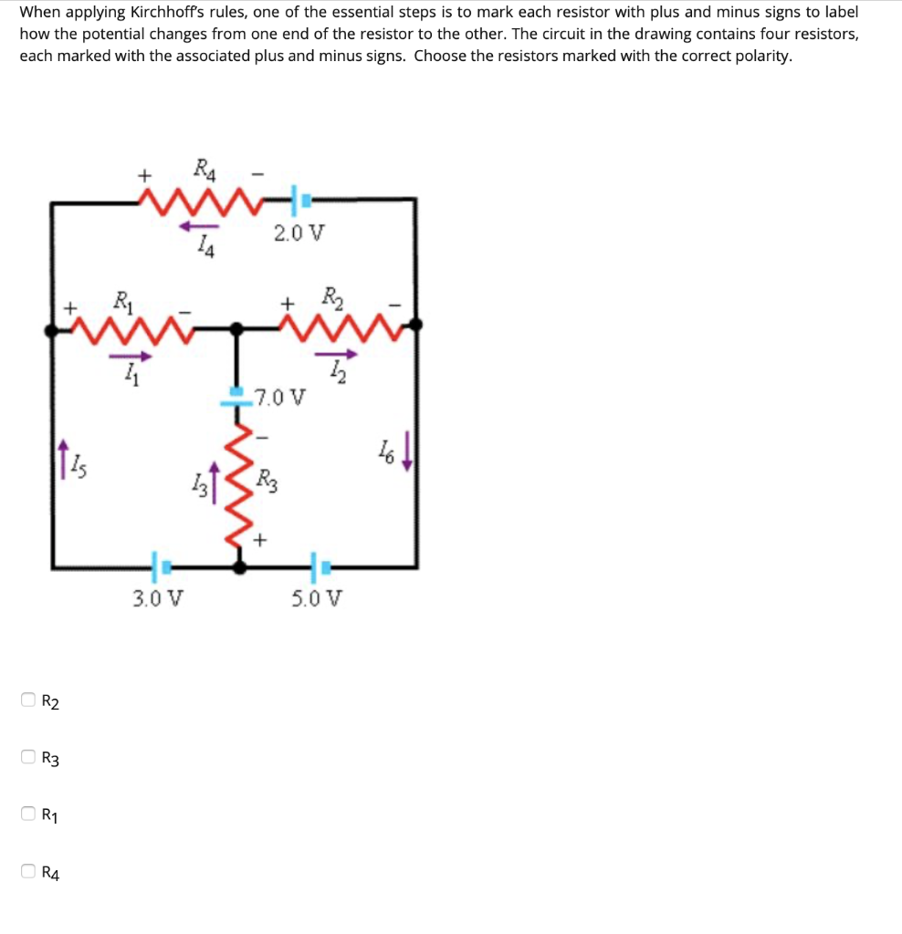 Solved When applying Kirchhoff's rules, one of the essential | Chegg.com