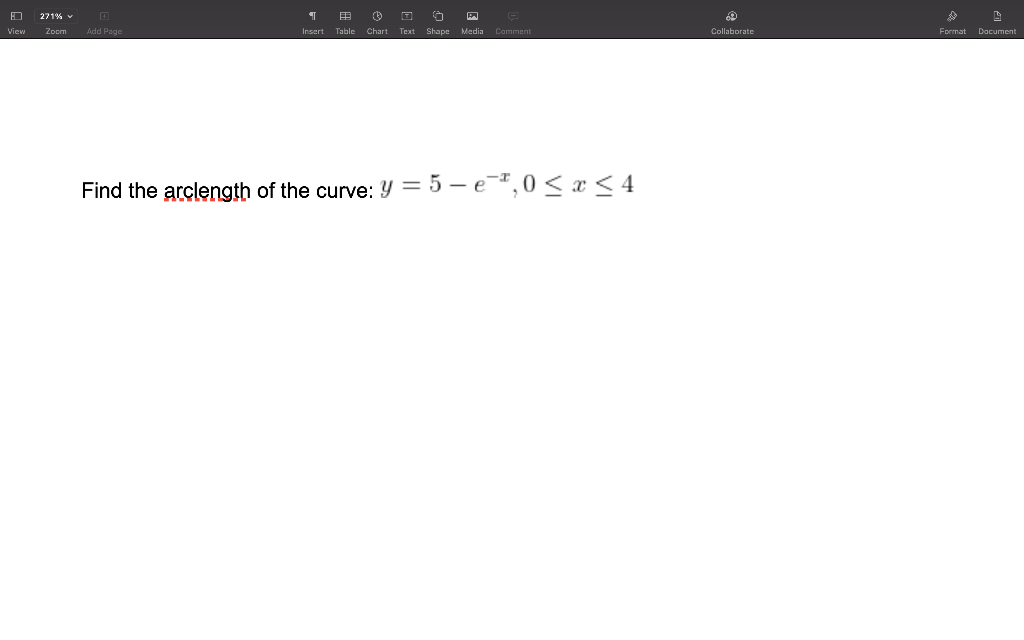 Solved 271% Zoom 1 Insert Table Chart View Add Page Text | Chegg.com