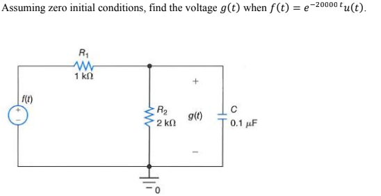 Solved Otu(t). Assuming zero initial conditions, find the | Chegg.com