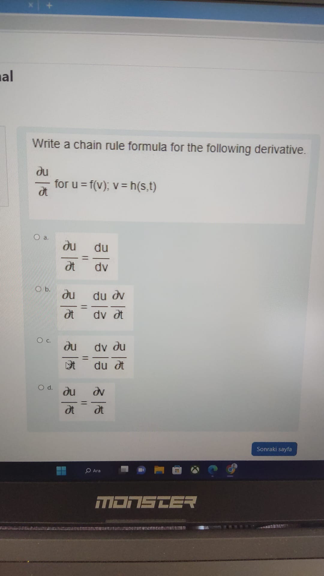 Solved Write a chain rule formula for the following | Chegg.com
