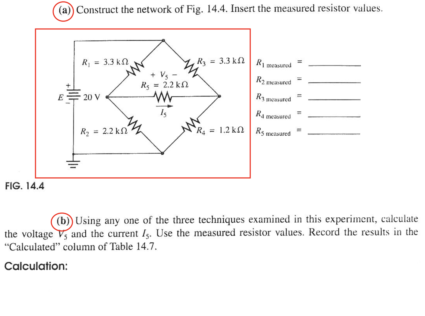 Solved for V5 AND I5 for calculation method please use mesh | Chegg.com