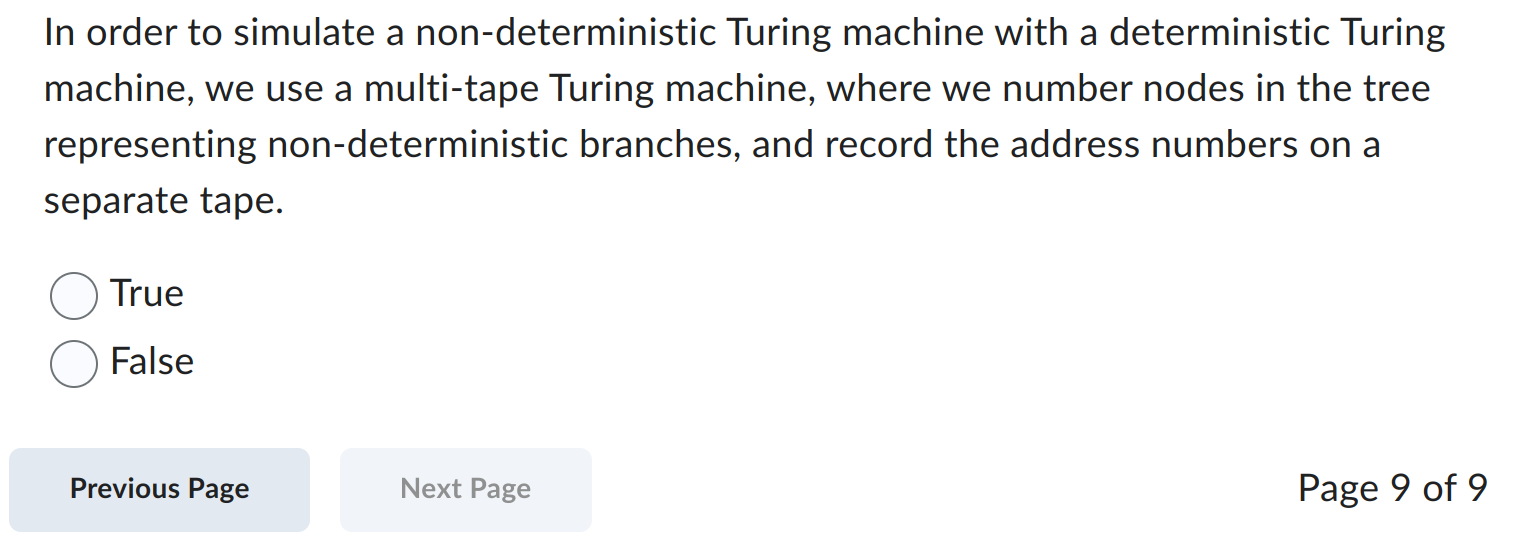 Solved In order to simulate a non-deterministic Turing | Chegg.com Solved In order to simulate a non-deterministic Turing | Chegg.com