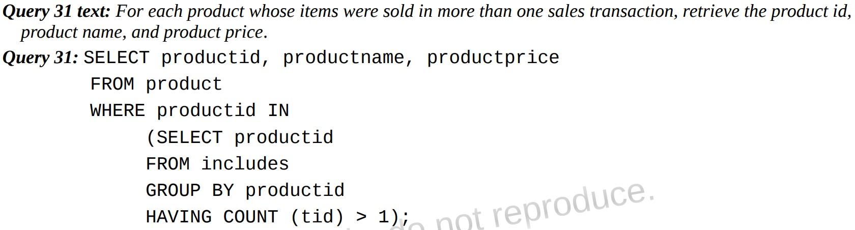 Solved Please write these in SQL E5.1.22 Display the | Chegg.com
