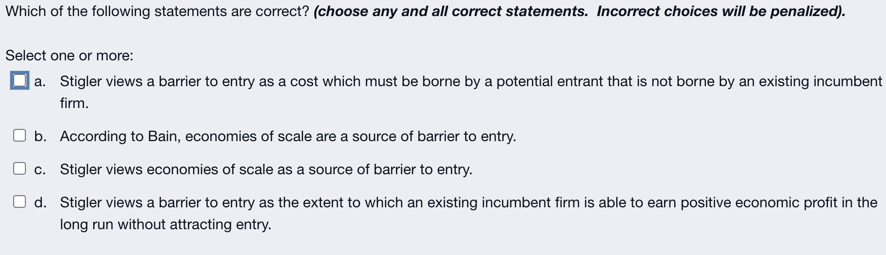 Solved Which of the following statements are correct? | Chegg.com