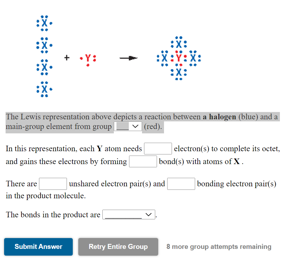 Solved :x: :X: Y + Y: The Lewis representation above depicts | Chegg.com