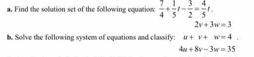 a. ﻿Find the solution set of ﻿the following equation: | Chegg.com