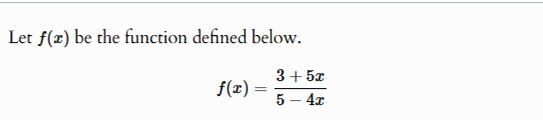 Solved Let f(x) be ﻿the function defined | Chegg.com