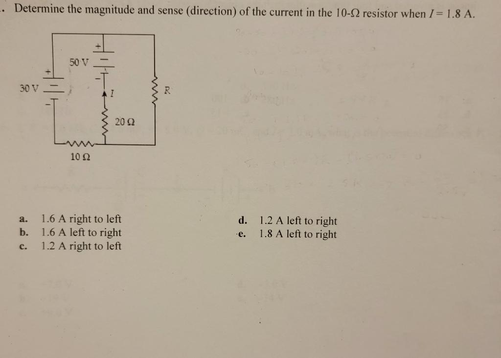 Solved Determine The Magnitude And Sense Direction Of The