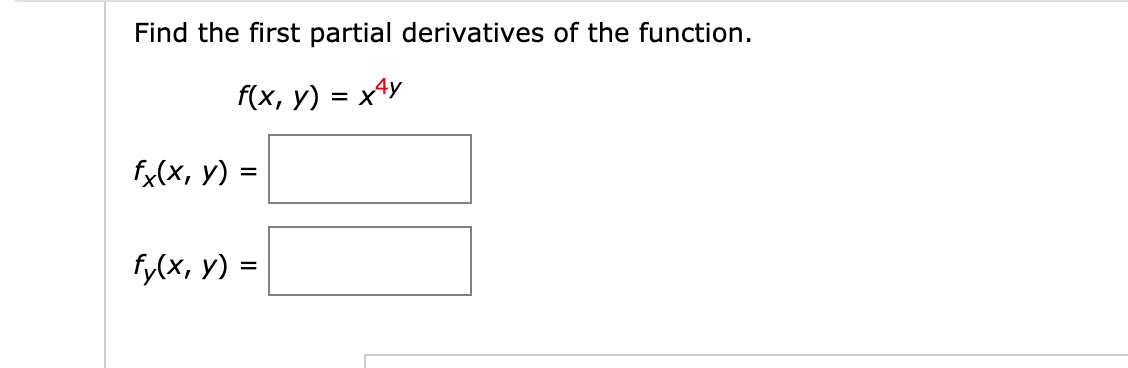Solved Find the first partial derivatives of the function. | Chegg.com