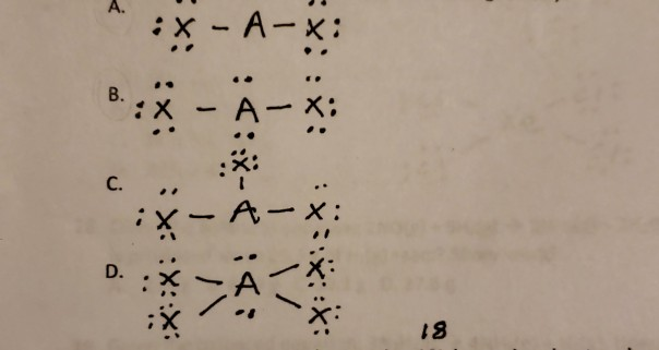 Solved which lewis structure gives linear molecular | Chegg.com