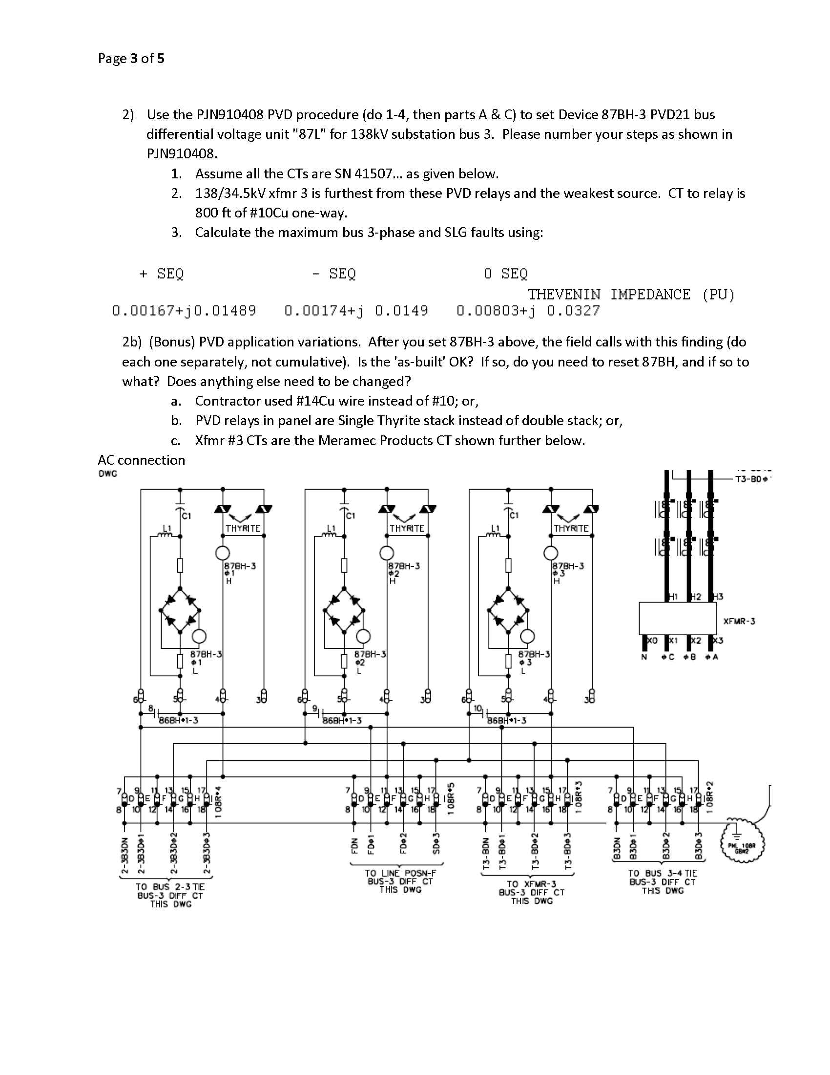 Page 1 of 5 1) Set transformer differential relay. | Chegg.com