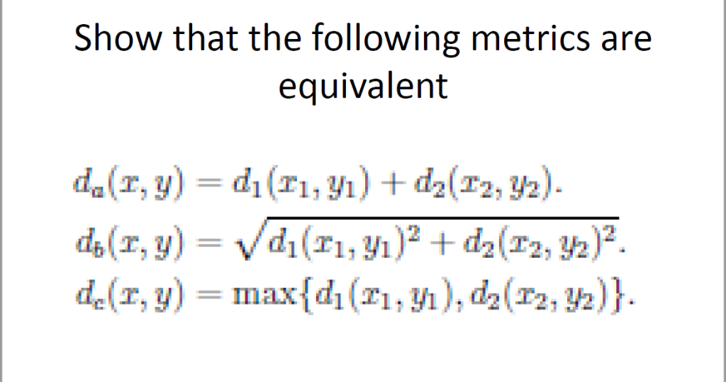 Solved By using the metric concept Find the point on the | Chegg.com
