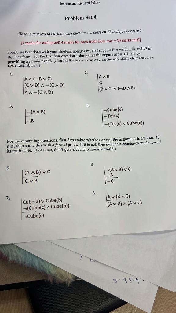 Problem Set 4 Hand in answers to the following | Chegg.com