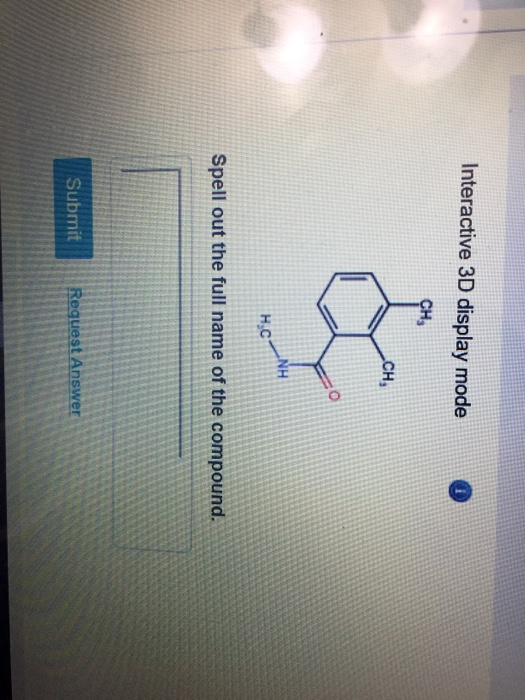 Solved Interactive 3D display mode 0 3 Spell out the full | Chegg.com