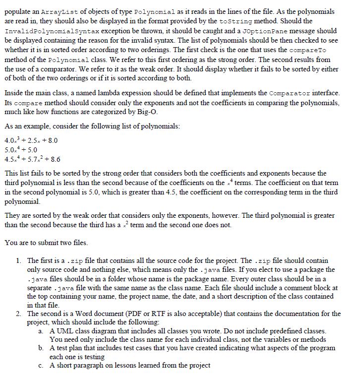 CMSC 350 Project 2 The second programming project | Chegg.com