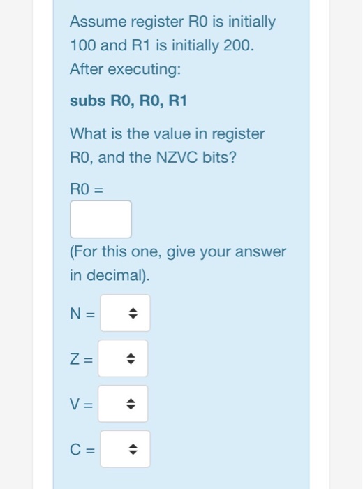 Solved Assume register RO is initially 100 and R1 is | Chegg.com