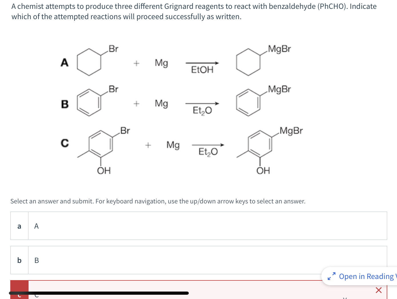 Solved What is the expected product of the reaction shown | Chegg.com