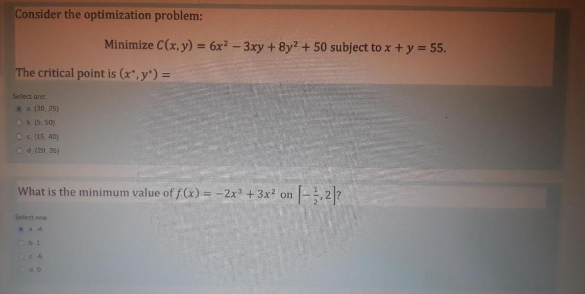 Solved Consider the following nonlinear programming problem: | Chegg.com