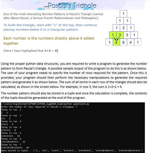 Solved One of the most interesting Number Patterns is | Chegg.com