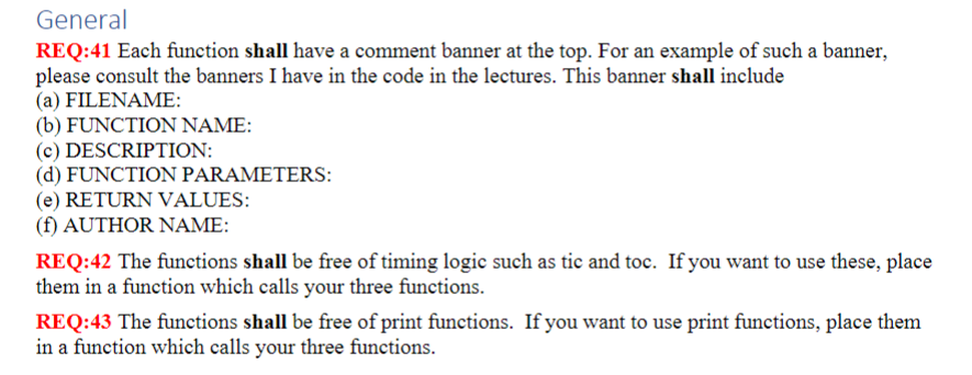 Solved I AM ONLY HAVING YOU ANSWER FUNCTION 1. 2 AND 3 ARE | Chegg.com