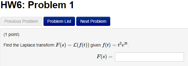 Solved HW6: Problem 1 Previous Problem Problem List Next | Chegg.com