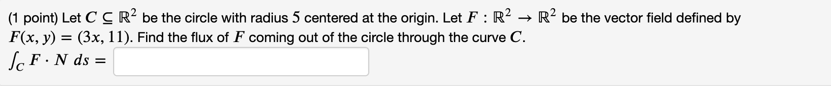 Solved Let 𝐶⊆ℝ2 be the circle with radius 5 centered at | Chegg.com