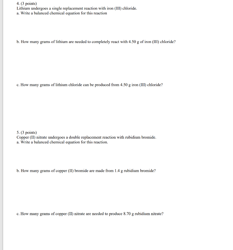 Solved 1. (5 points) a. How many moles are in 6.1×1024 atoms | Chegg.com