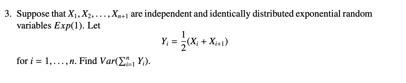 Solved Suppose That X1x2xn1 Are Independent And 3020