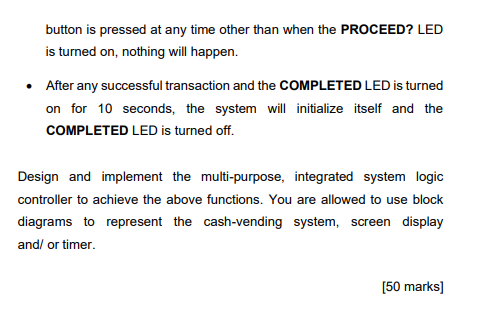 Solved 3. An integrated automated teller machine (ATM) and | Chegg.com