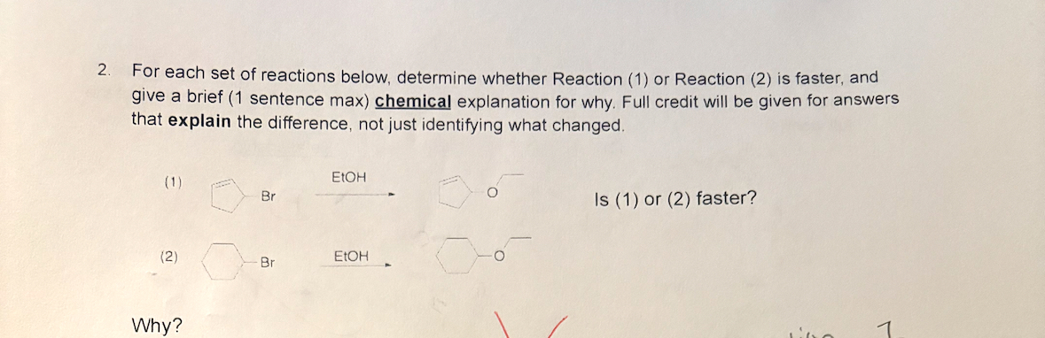 Solved by an EXPERT 2. ﻿For each set of reactions below, determine | Chegg.com