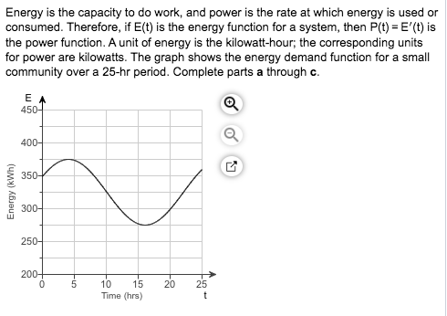 Solved Energy is the capacity to do work, and power is the | Chegg.com