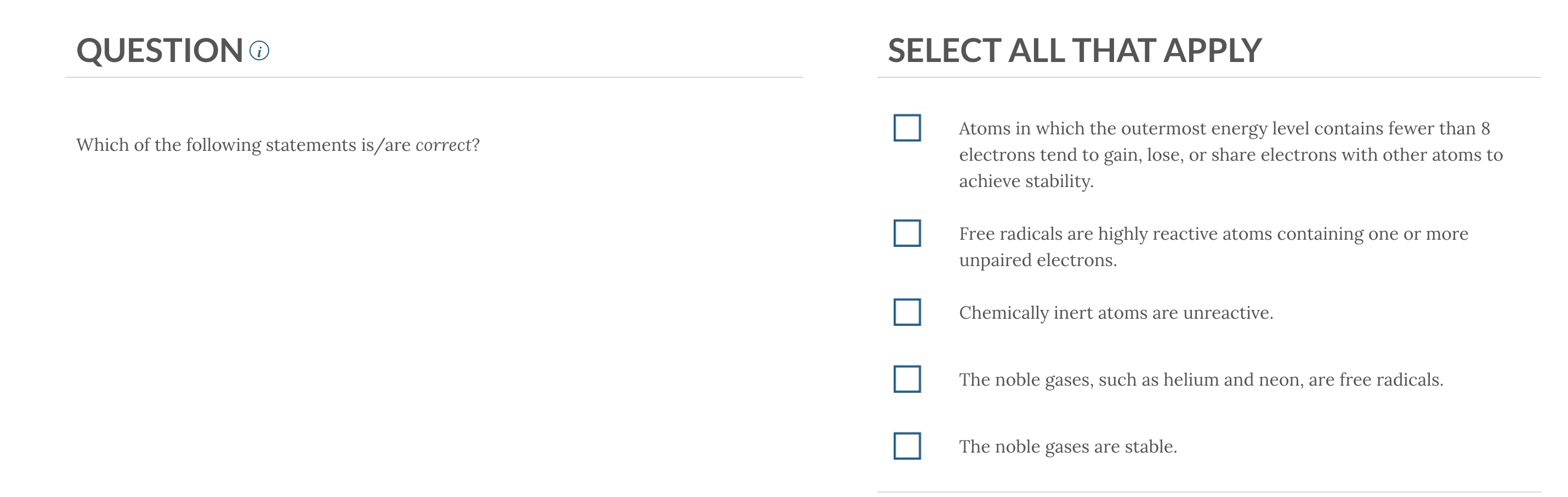 Solved Show me the steps to solve Which of the following | Chegg.com