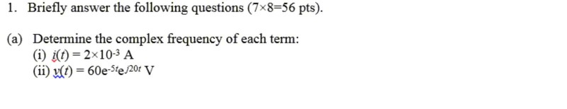 Solved 1. Briefly answer the following questions (7x8-56 | Chegg.com