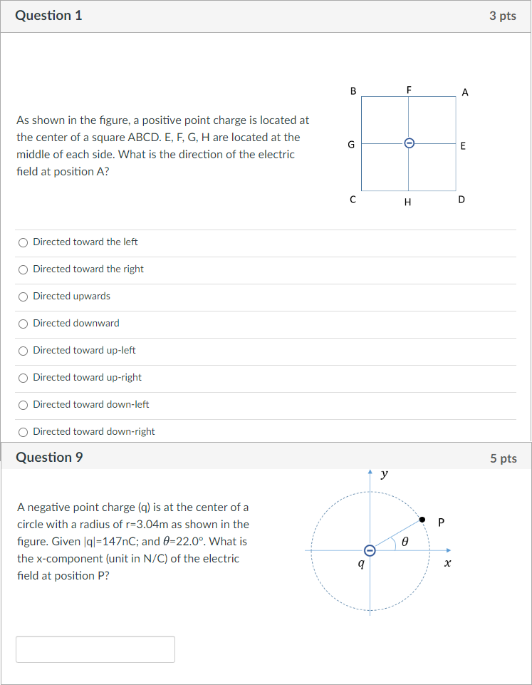 Solved As shown in the figure, a positive point charge is | Chegg.com