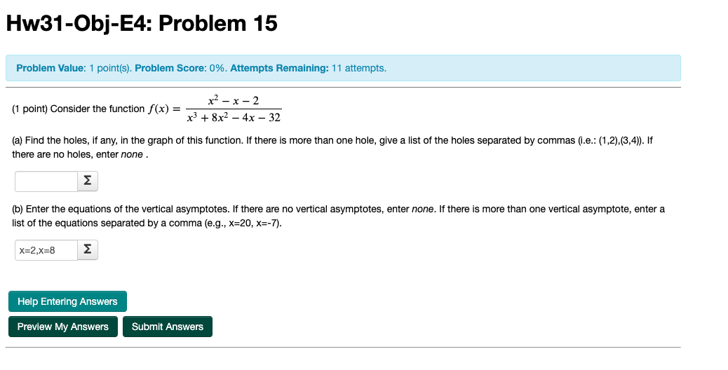 Solved Hw31-Obj-E4: Problem 15 Problem Value: 1 point(s). | Chegg.com